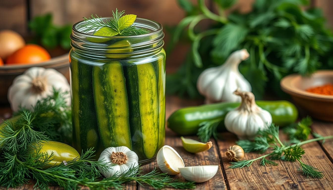 Saure Gurken selber machen: Leckeres Rezept mit Kräutern